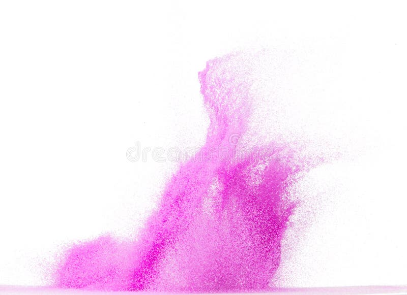 Small Size Purple Sand Flying Explosion, Violet Sands Grain Wave ...