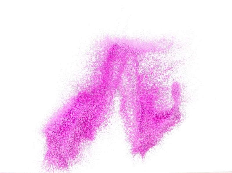 Small Size Purple Sand Flying Explosion, Violet Sands Grain Wave ...