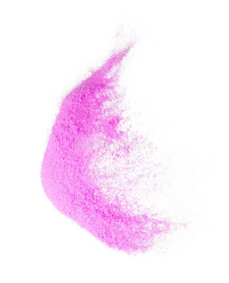 Small Size Purple Sand Flying Explosion, Violet Sands Grain Wave ...