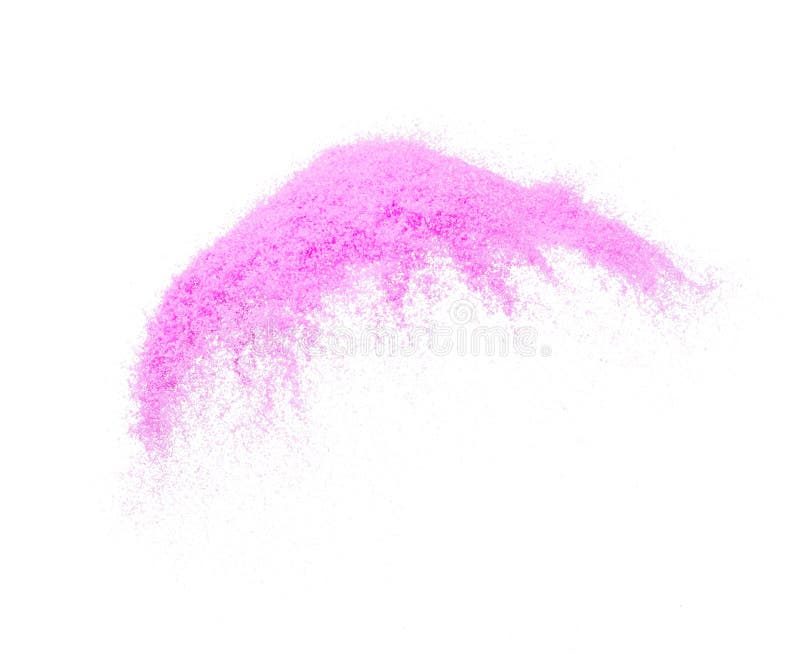 Small Size Purple Sand Flying Explosion, Violet Sands Grain Wave ...