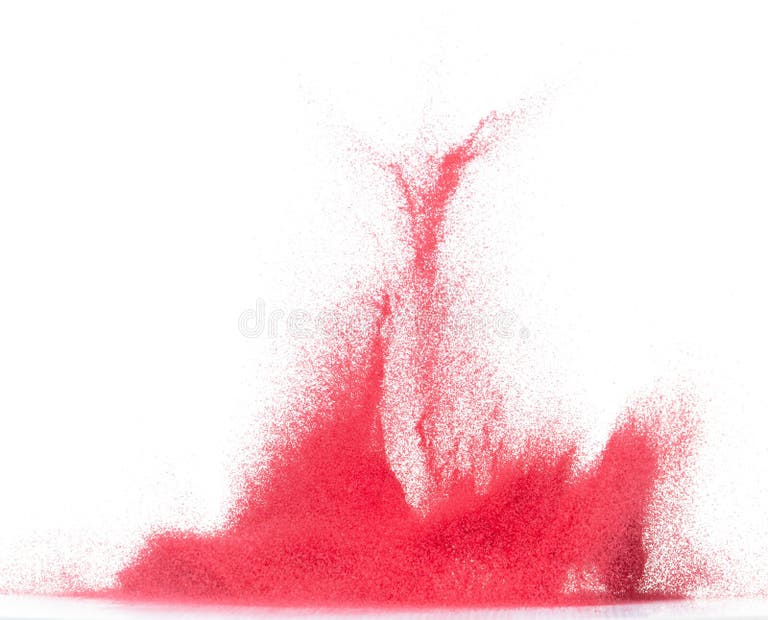 Small Size Red Sand Flying Explosion, Blood Sands Grain Wave Explode ...