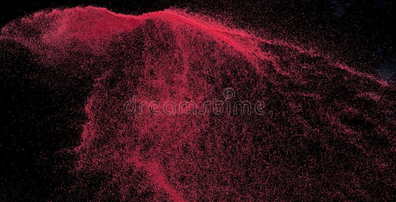 Small Size Red Sand Flying Explosion, Blood Sands Grain Wave Explode ...