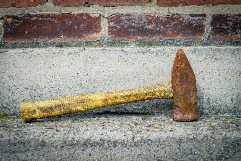 Small Sledge Hammer stock image. Image of handle, heavy - 134851247