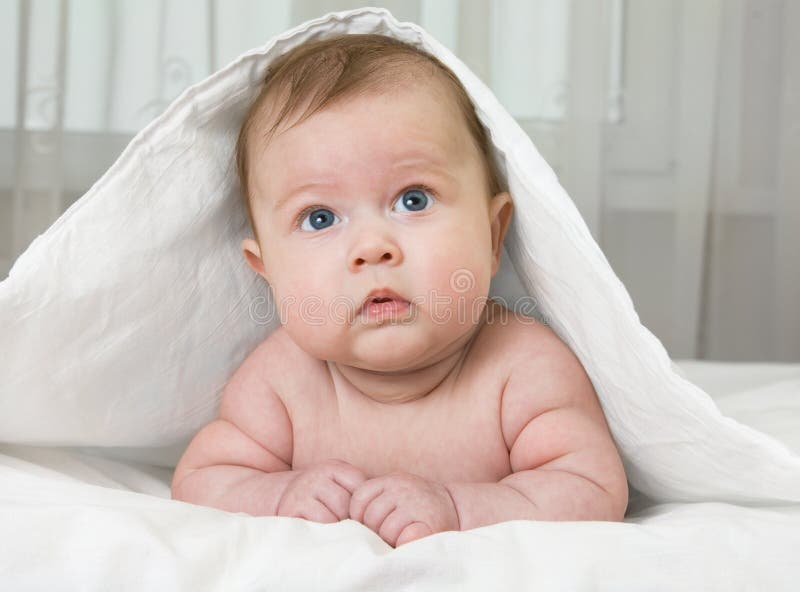 Small smiling baby stock photo. Image of people, childhood - 4103870