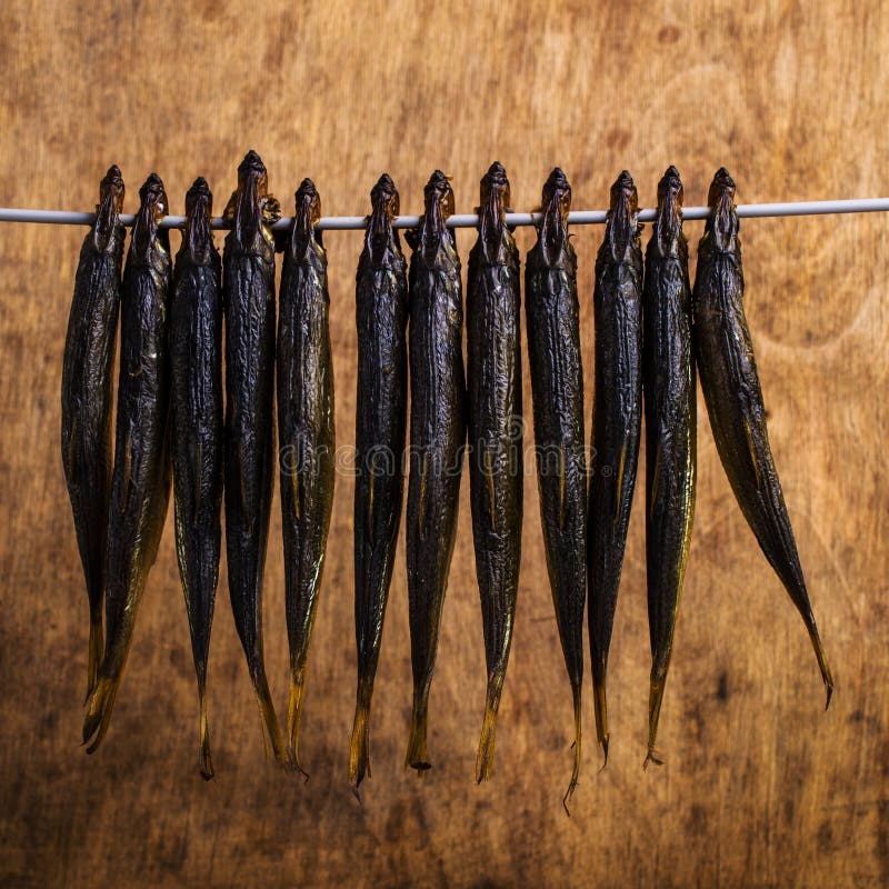 Small smoked fish stock image. Image of gastronomy, design - 112181721