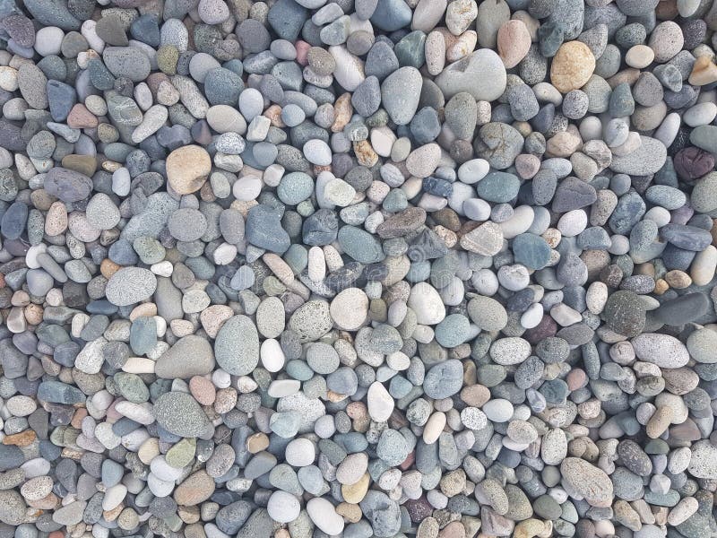 Small Smooth Pebbles Texture Background Stock Image - Image of color ...