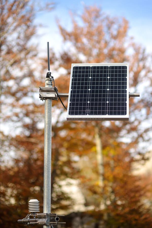 Small Solar Cell Panel. Solar Power is the Conversion of Energy from ...