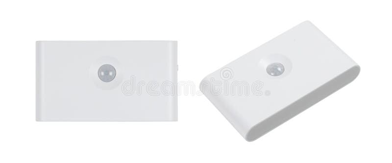 Small Solar Night Led Light Motion Sensor White Background Stock Photos ...