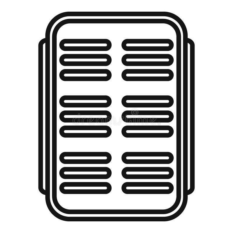 Small Solar Panel Icon Outline Vector. Regulator Sun Controller Stock ...
