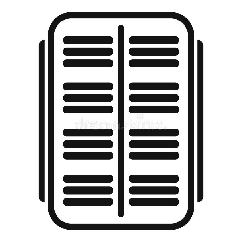 Small Solar Panel Icon Simple Vector. Regulator Sun Controller Stock ...