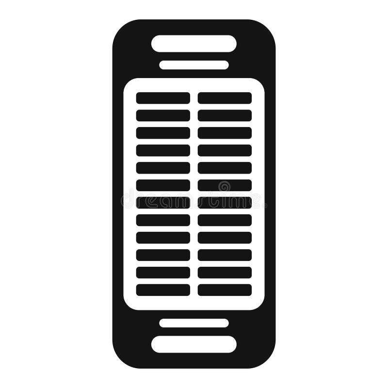 Small Solar Panel Icon Simple Vector. Roof Lamp Cell Stock Vector ...