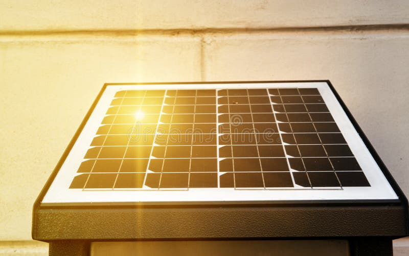 Small Solar Panel with Modules for the Generation of Electrical Energy ...