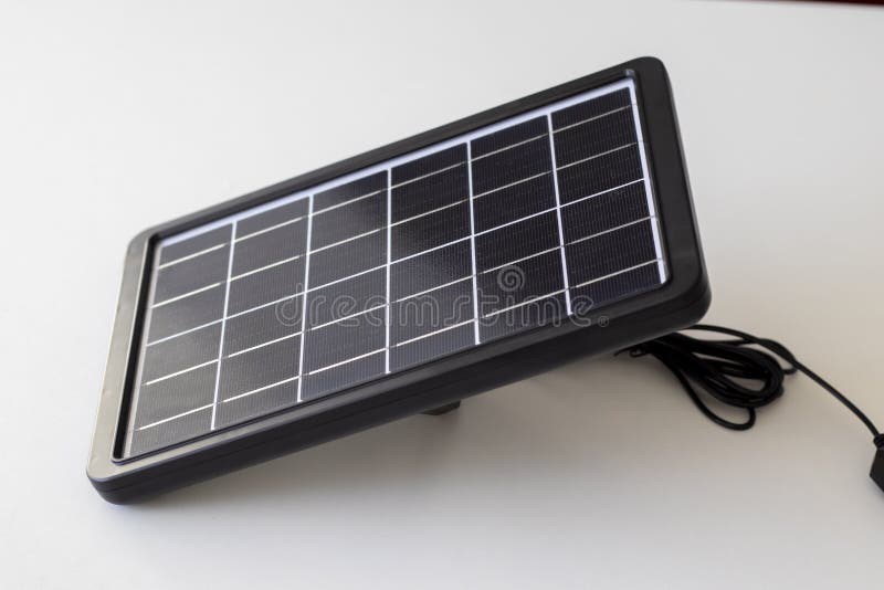 Small Solar Panel on a White Background. Sustainability, Caring for the ...