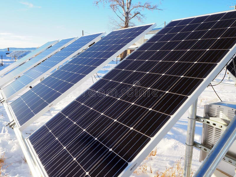 Small Solar Panels stock image. Image of alternative - 137883893