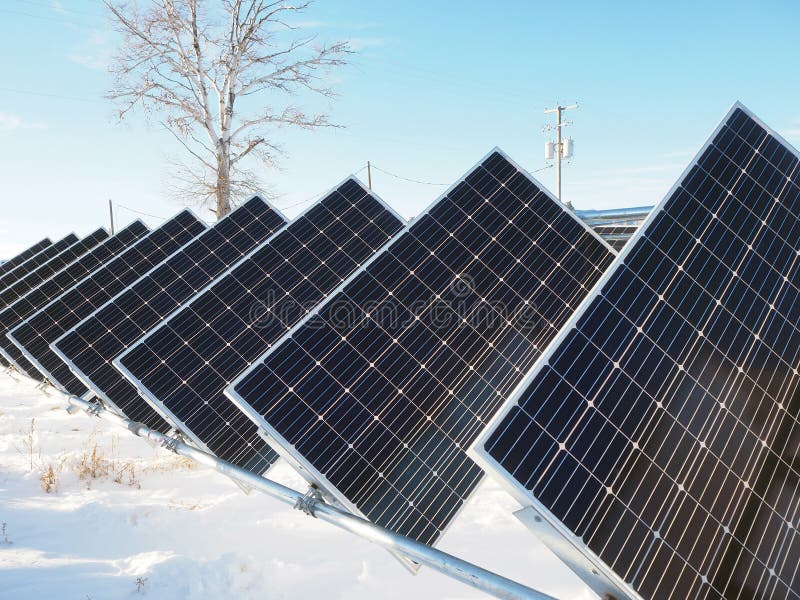 Small Solar Panels stock photo. Image of panels, rural - 137884258