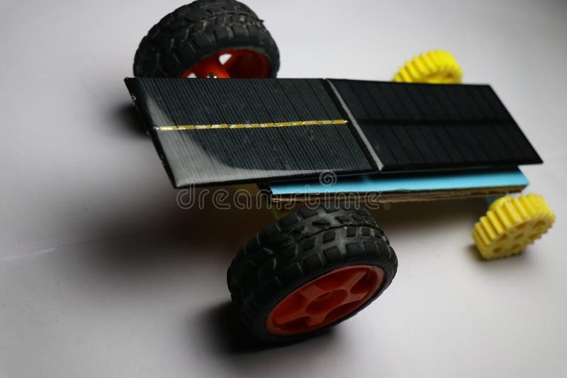 Small Solar Powered Car Which Works by Converting Solar Energy into ...