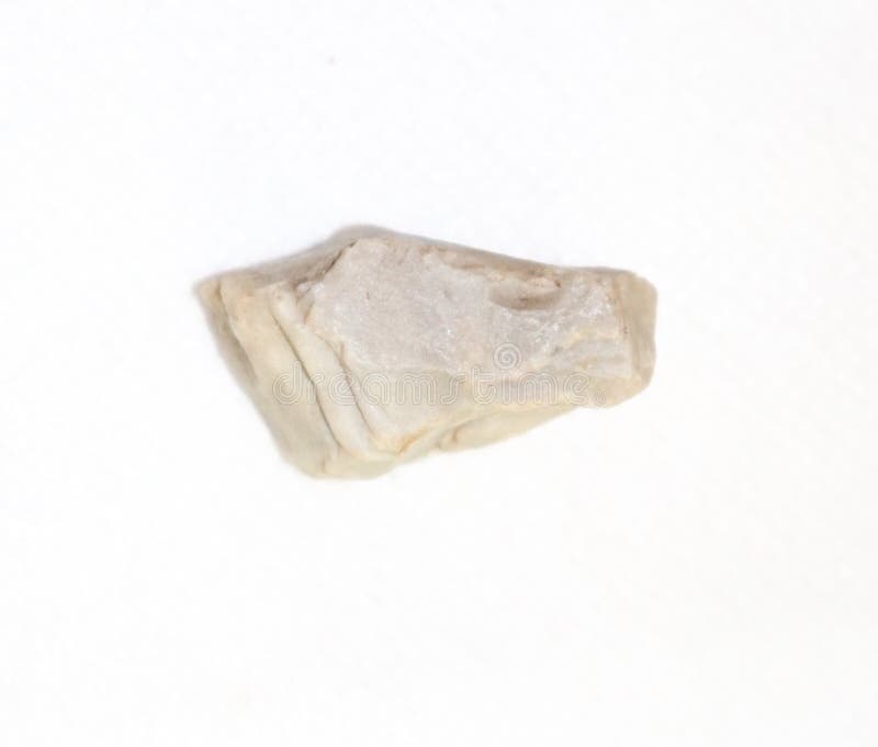 Rock, Whitish, Multicolored, Odd Shape, White Background Stock Photo ...