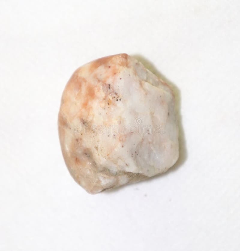 Rock, Whitish, Multicolored, Odd Shape, White Background Stock Photo ...