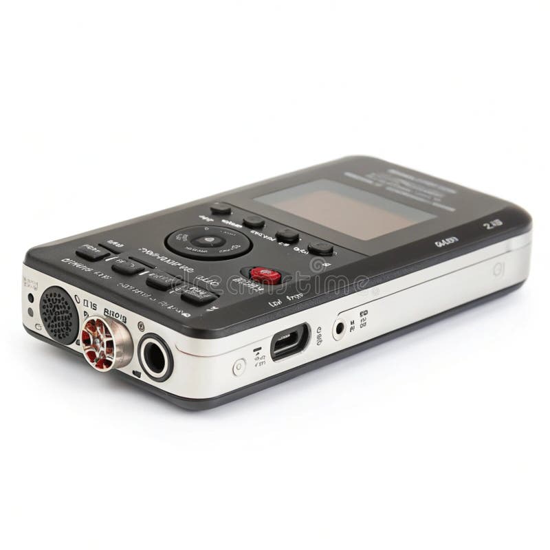 Small Sound Device Isolated on White Background Stock Illustration ...