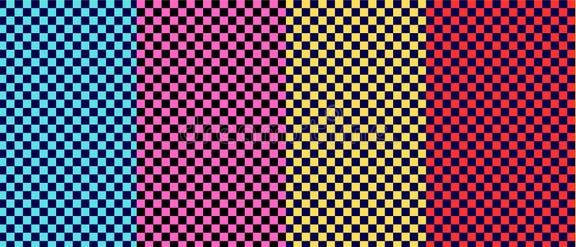 Small Square and Checks Pattern in Form Different Colour Background ...