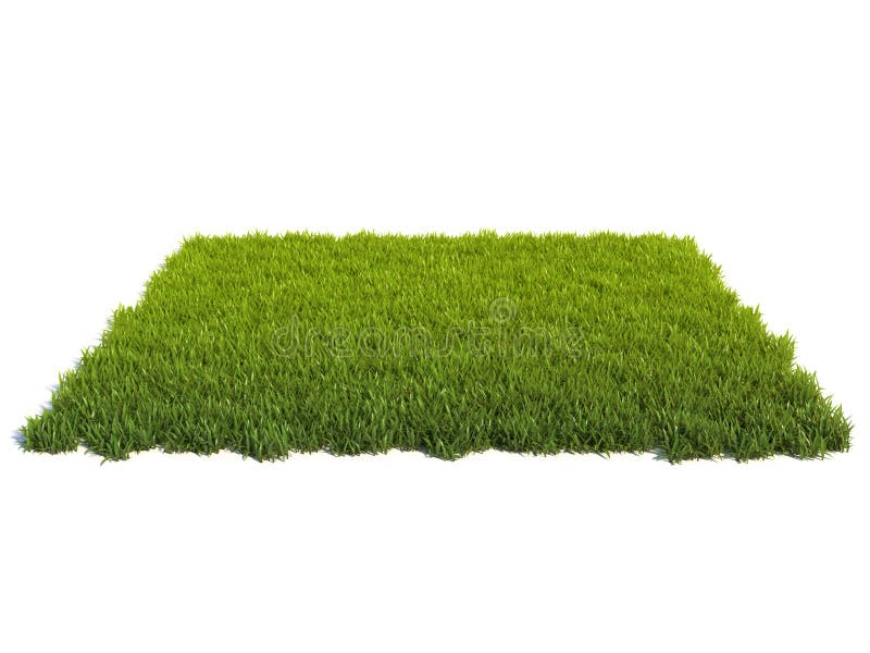 Grass Podium on White Background Stock Illustration - Illustration of ...