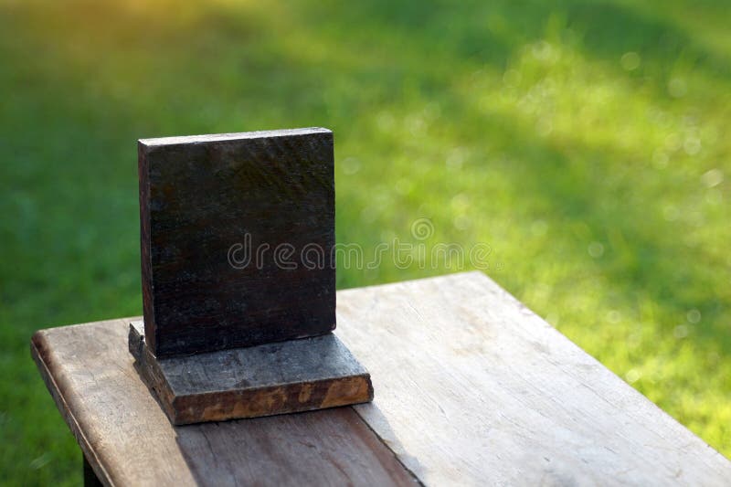 Small Square Wooden Board, There is Space for Writing or Attaching ...
