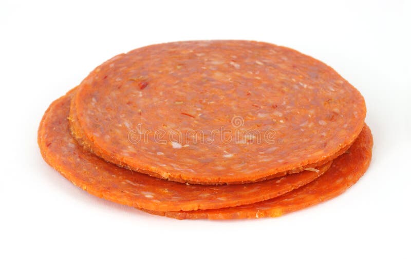 Small pepperoni pizza stock photo. Image of cooked, white - 16318054