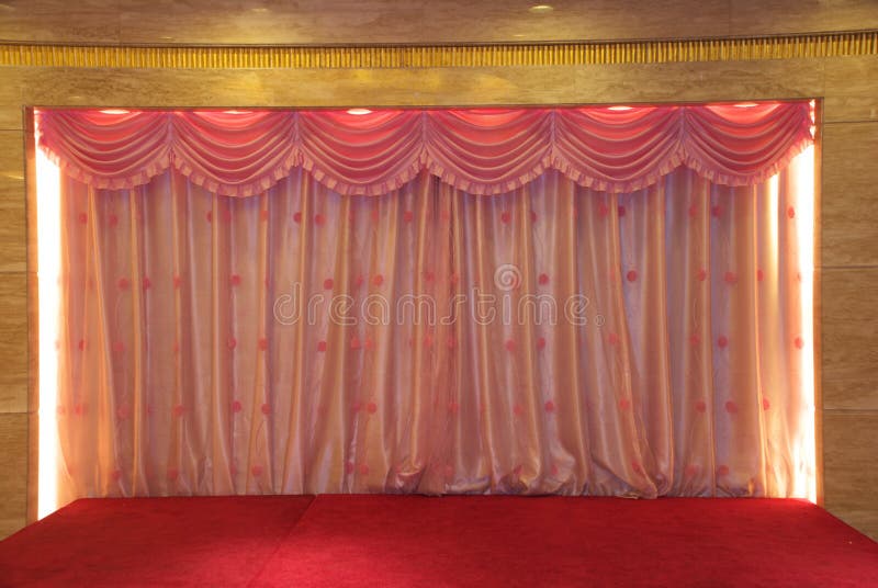 Small stage stock photo. Image of light, building, carpet - 11680676