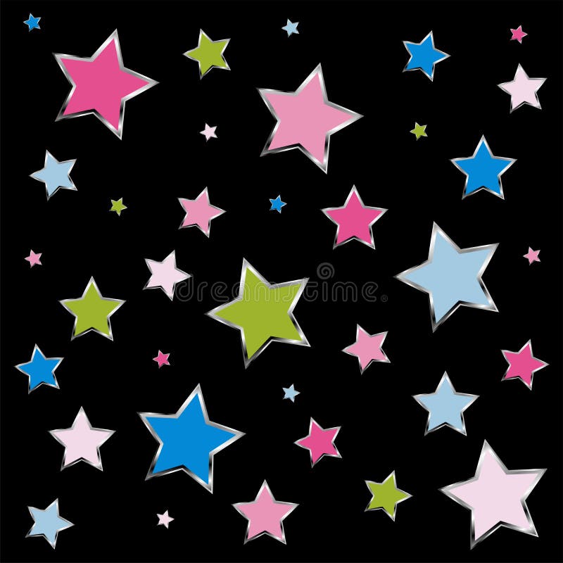 Small stars background stock vector. Illustration of green - 5868393