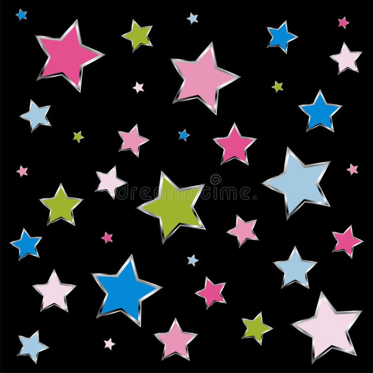 Small stars background stock vector. Illustration of green - 5868393