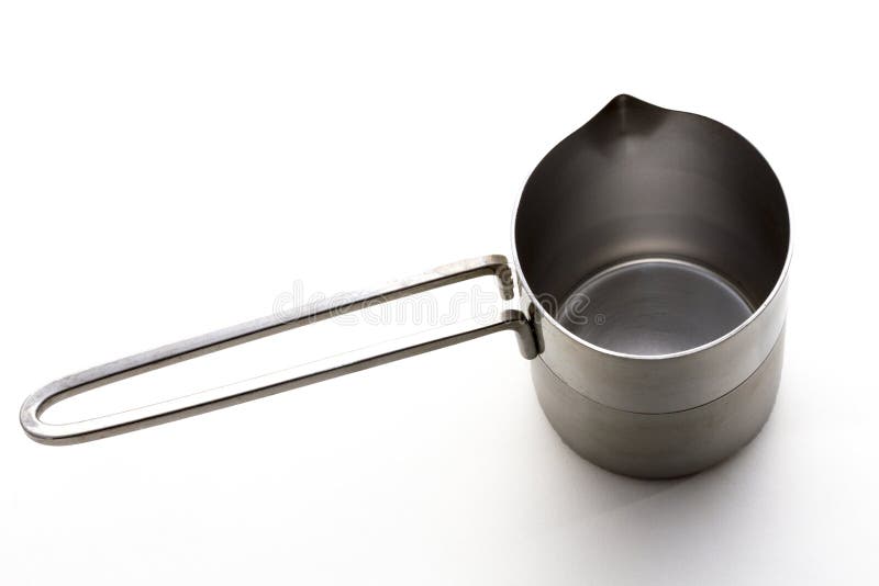 Small steel pot stock image. Image of white, handle, saucepan - 44791927