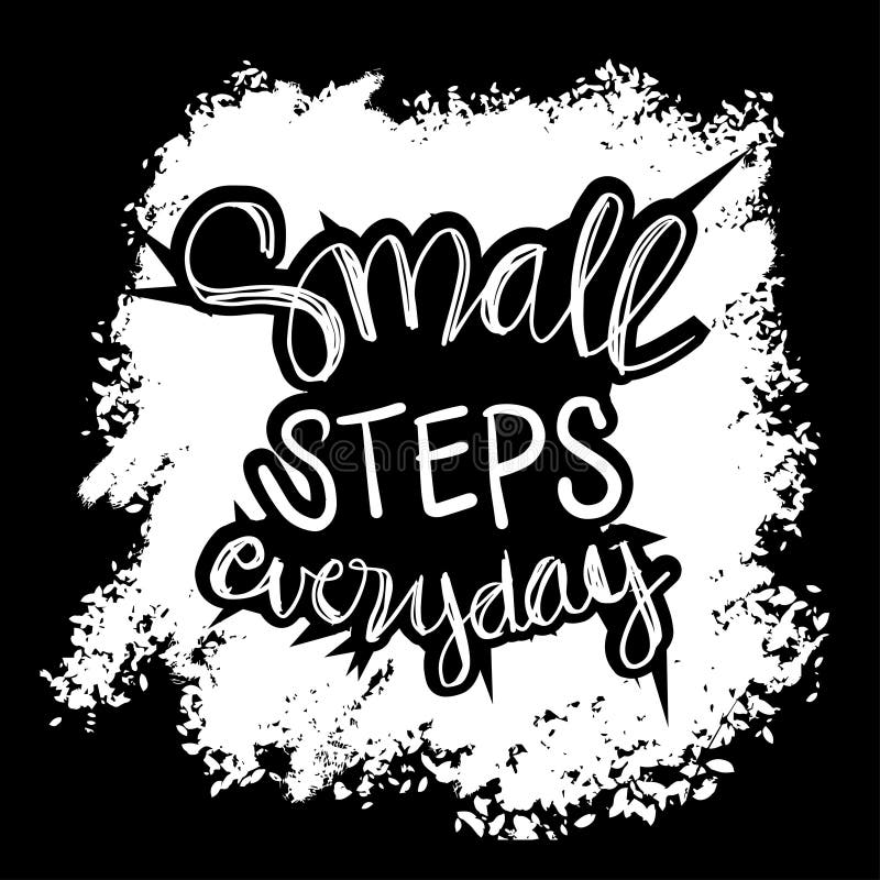 Small Steps Everyday Stock Illustrations – 55 Small Steps Everyday ...