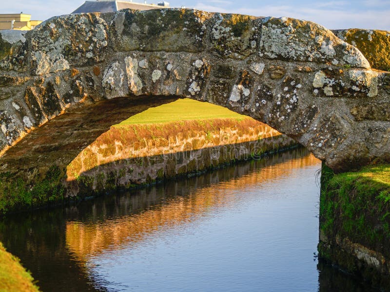 Small Stone Arch Bridge Over Creek Stock Photo - Image of beautiful ...