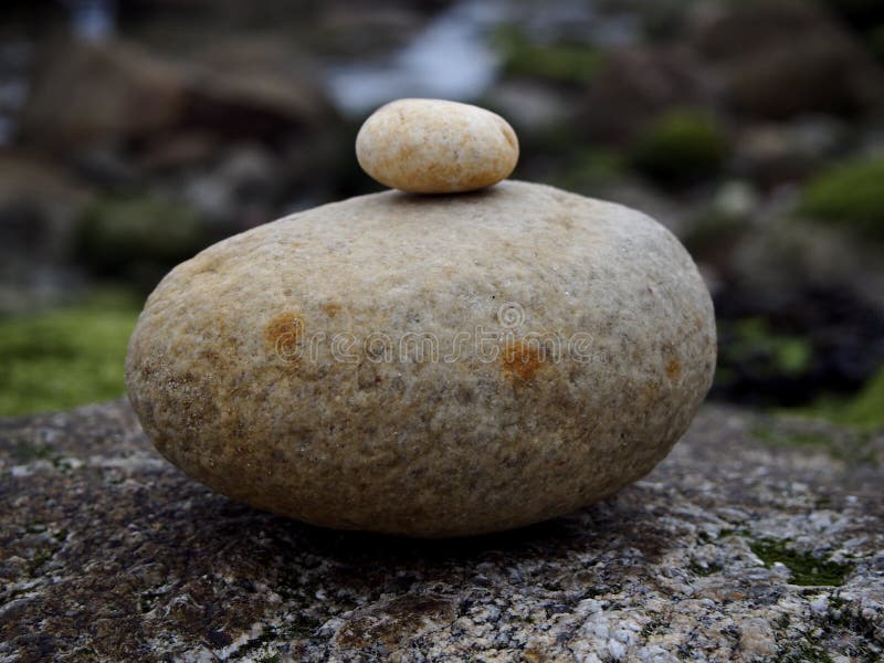 Small stone on big stone stock image. Image of nature - 60168423