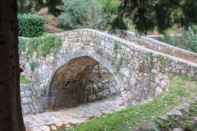Small stone bridge stock photo. Image of arch, road, green - 44050664