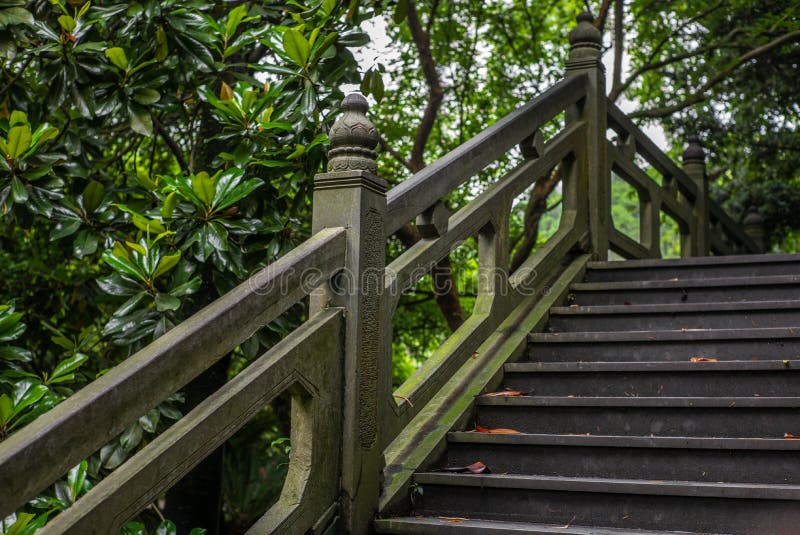 A Small Stone Bridge in a Park in Wenzhou in China - 1 Stock Photo ...