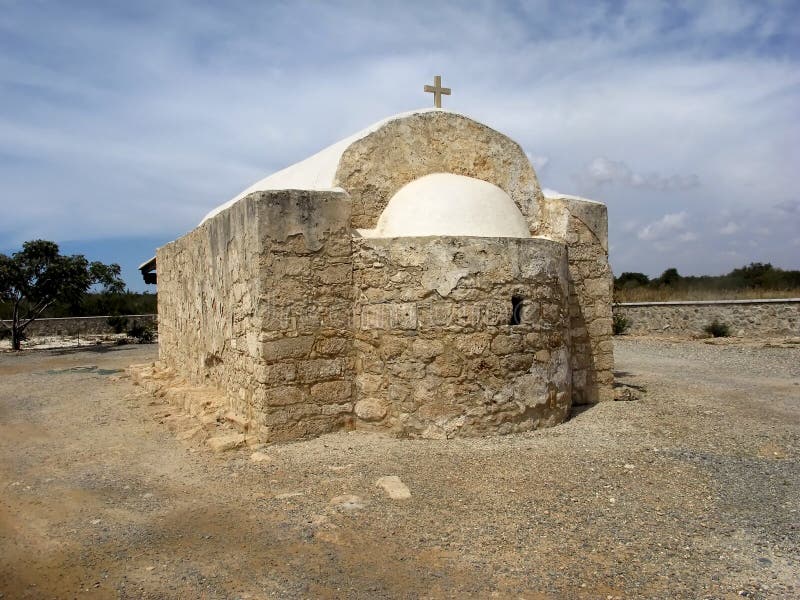 Small Stone Church in the Mountains of Cyprus Stock Image - Image of ...