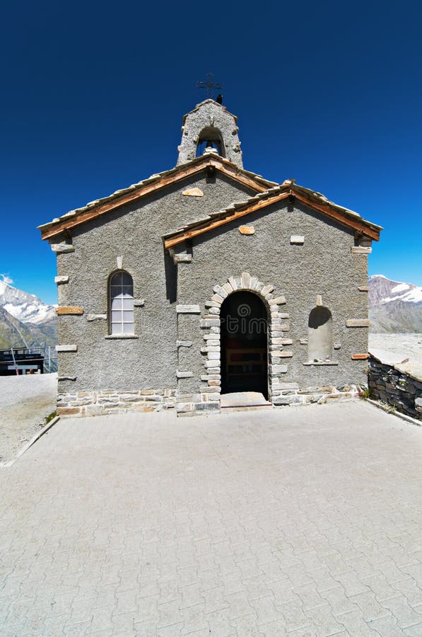Small Stone Church in the Mountains Stock Image - Image of church ...