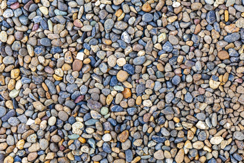 Stone Gravel of Various Colors Background and Pattern Stock Photo ...