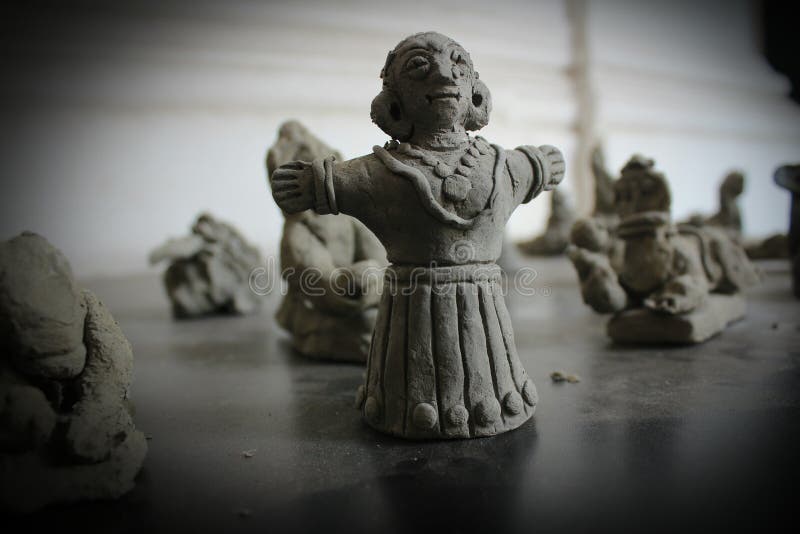 SMALL STONE STATUE stock photo. Image of reflects, small - 89337506