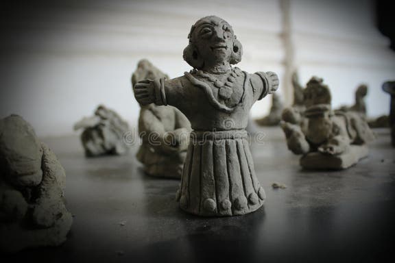 SMALL STONE STATUE stock photo. Image of reflects, small - 89337506