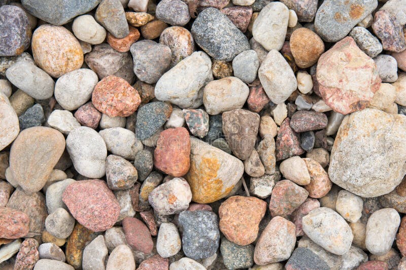 Small Stones and Sand on a Beach Used As Background or Texture. for ...