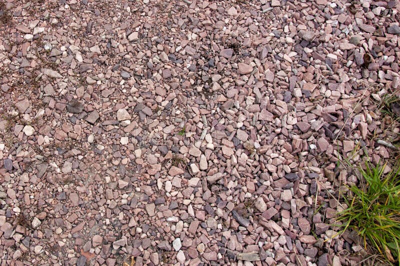 Small Stones Crushed Stone on the Road. Stock Photo - Image of ground ...