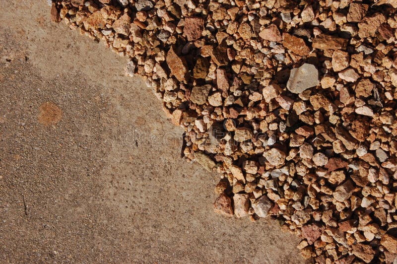 Small stones on the ground stock image. Image of consistency - 105689811
