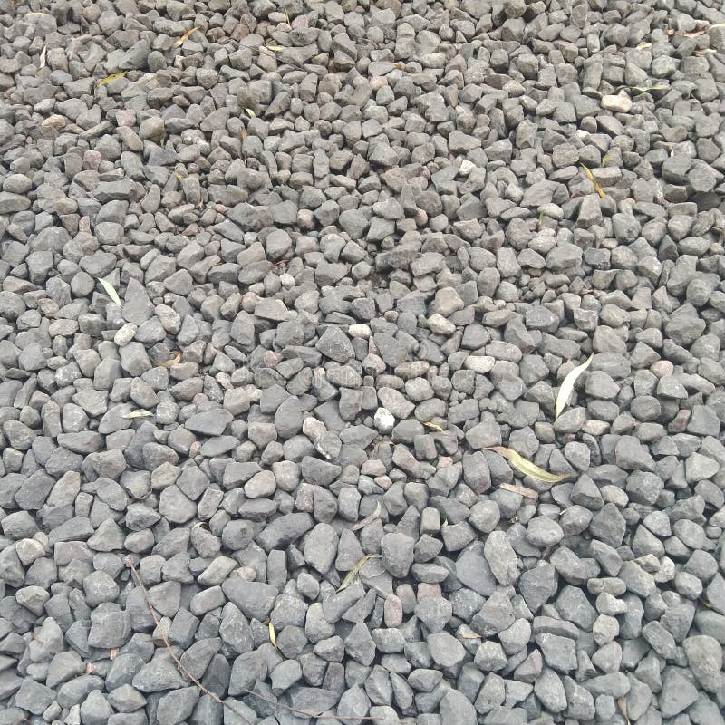 Small Stones that are Used As a Floor are Neatly Arranged Stock Photo ...
