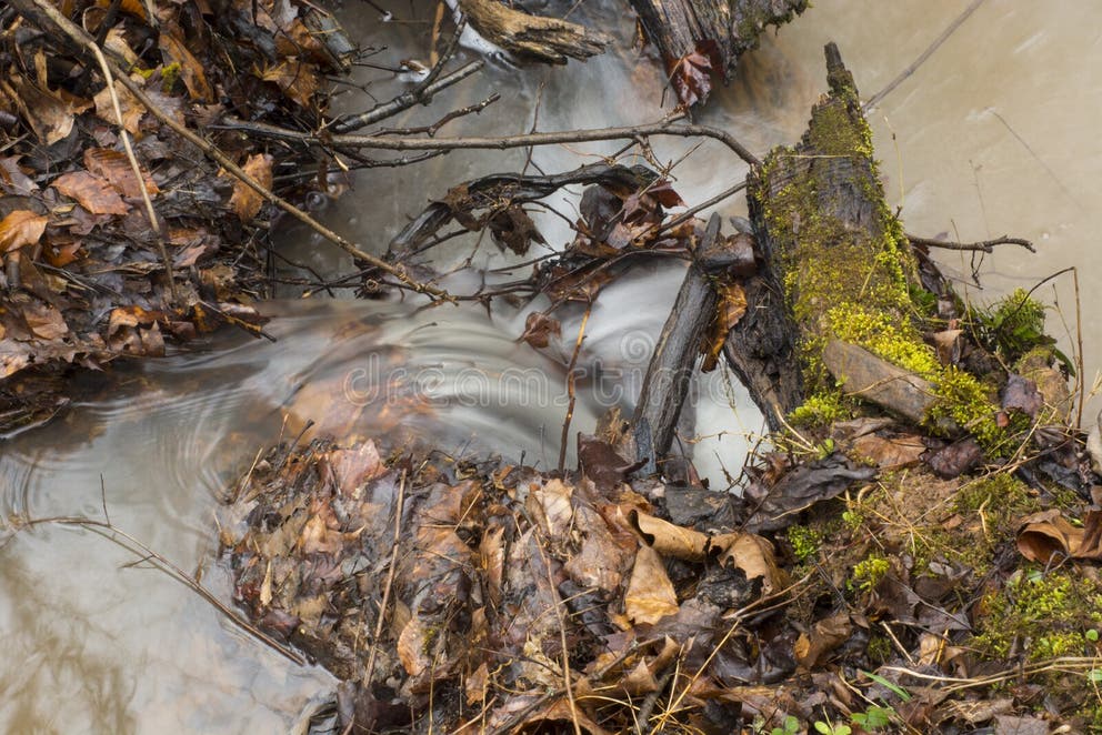 Small waterfall detail stock photo. Image of detail - 113326896