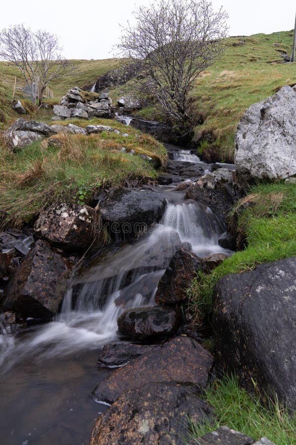 A Small Stream, on Runde Island in Norway Stock Image - Image of ...