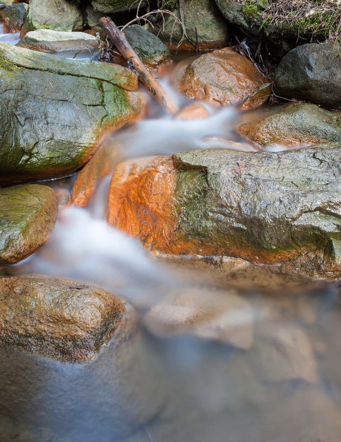 Small stream and rocks stock image. Image of creek, flowing - 112153291