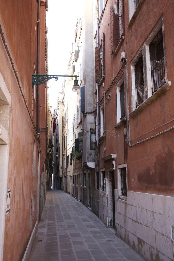 Small street stock photo. Image of italy, brick, calle - 22066968