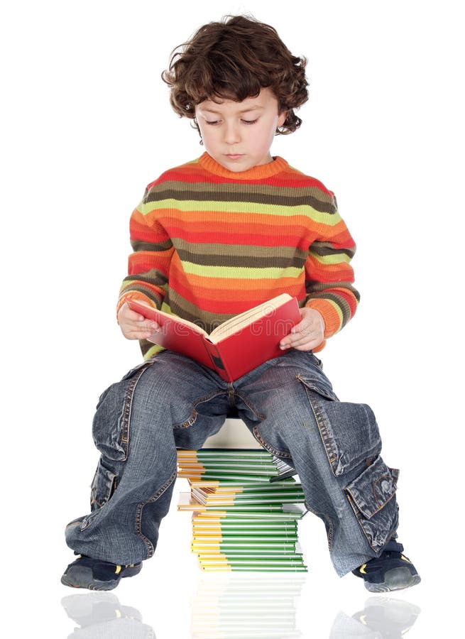 Young Student stock image. Image of isolate, read, youthful - 1028355